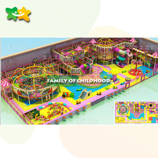 candy land indoor playground maze house for sale