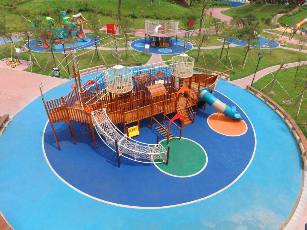 Outdoor Children's Castle Playground Project in ZhuHai
