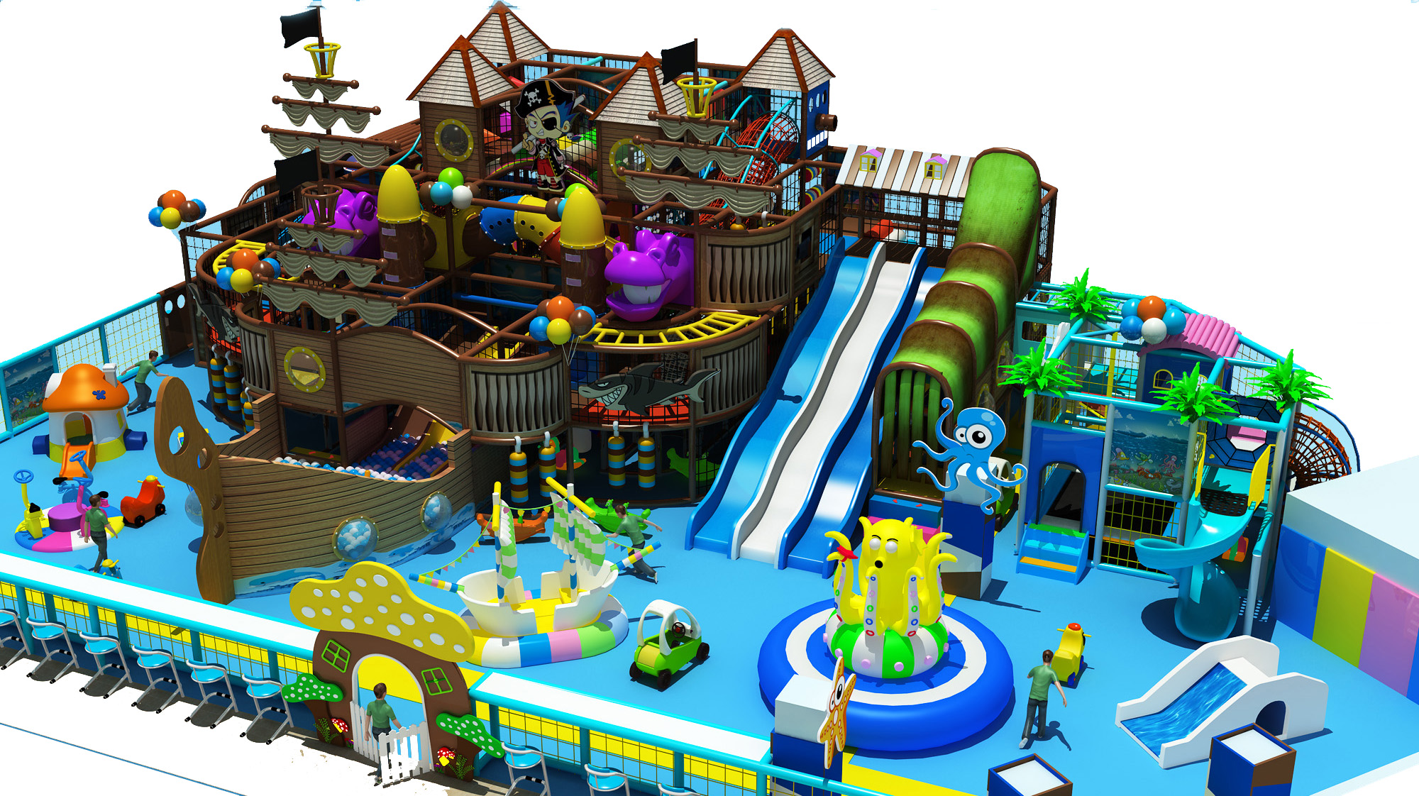 Enjoy life play playground equipment with children happy