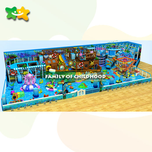 kids indoor labyrinth amusement park games with rainbow network