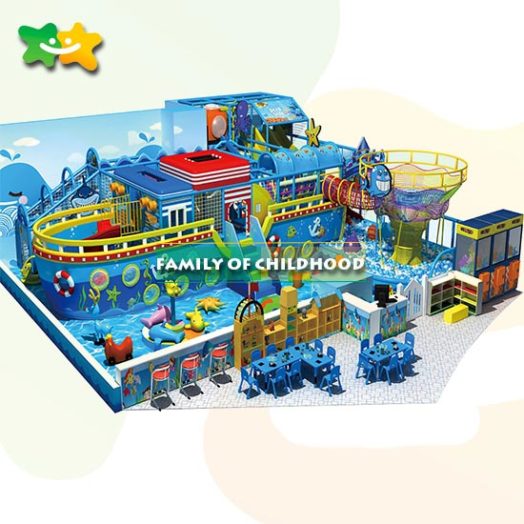kids indoor labyrinth amusement park games with rainbow network
