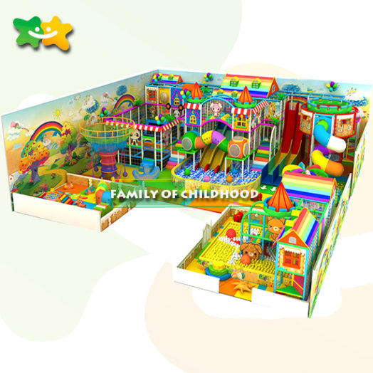 Bright colorful kids /children preschool indoor soft play area