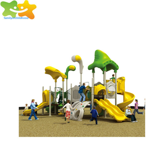 Factory Children Outdoor Playground Curved Slide Playground Slides