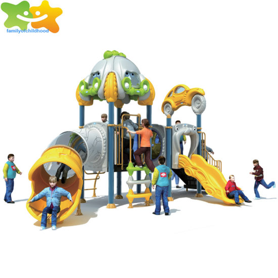 Outdoor Unique Design Residential Platform Slide Plastic Playground Slide