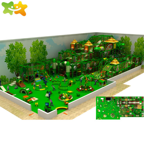 Plastic Kids Playground Comprehensive Amusement Park In Supermarket