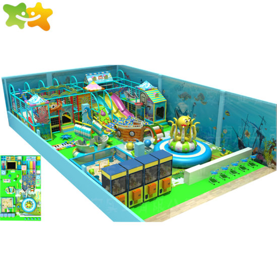 Fun inside jungle gym forest indoor playground for kids