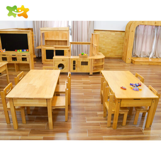 Daycare Table And Chairs Set Preschool Daycare Wooden Furniture